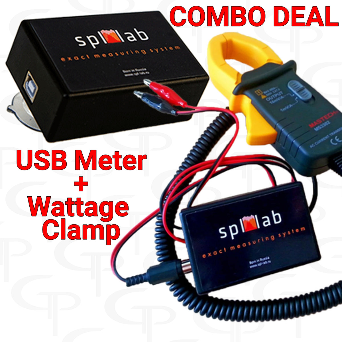 *COMBO DEAL: SPL LAB USB METER + WATTAGE CLAMP – GP Car Audio