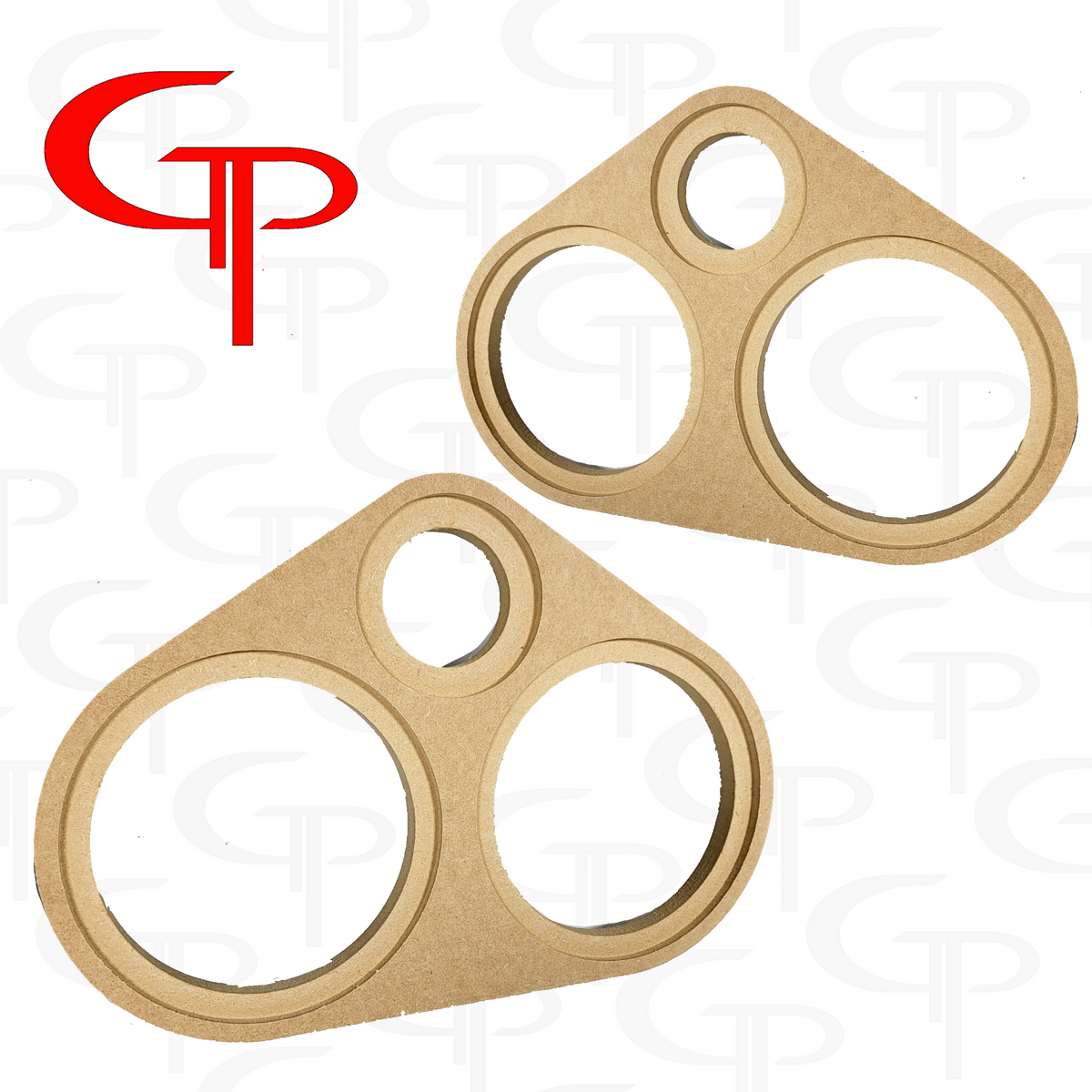 *Customized GP Flush Mount Dual 6.5" + Super Tweeter Door Pod Baffle P ...