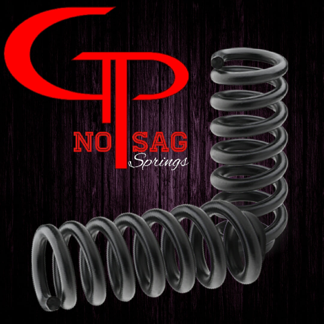 GP NO SAG REAR SPRINGS: CAR 500 to 1000lbs (1) PAIR – GP Car Audio