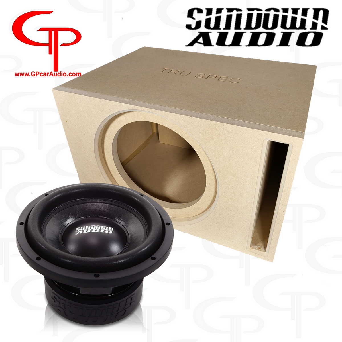 LOADED TRU SPEC Prefab Single 10" Subwoofer Enclosure Sundown SA Class ...