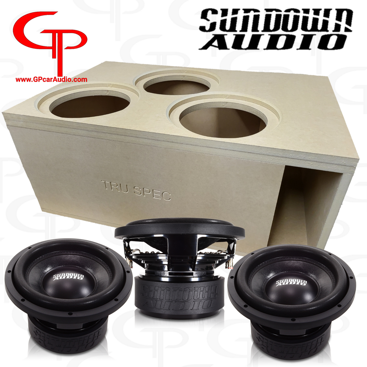LOADED TRU SPEC Prefab Triple 10" Subwoofer Enclosure Sundown SA Class ...