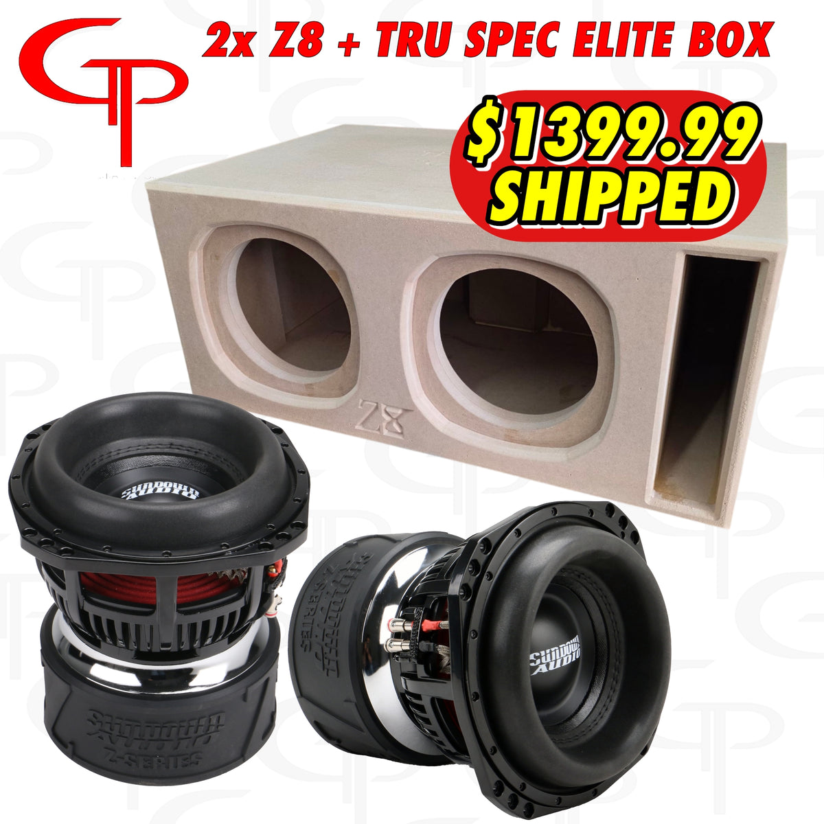LOADED Dual Sundown Z8 + Tru Spec Elite Box – GP Car Audio