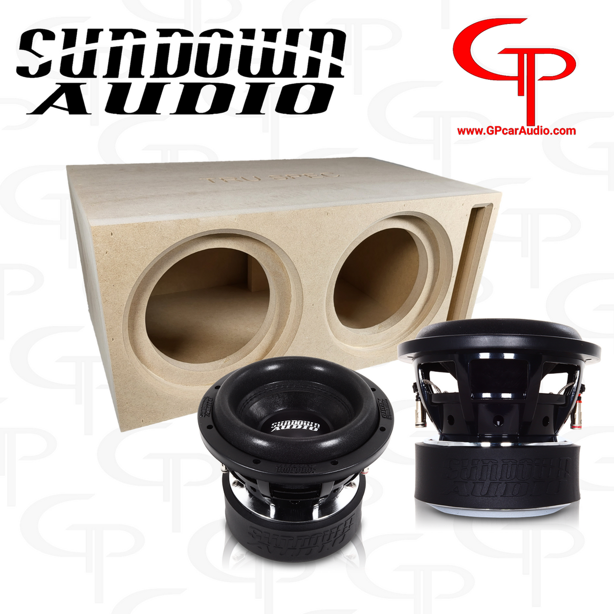 LOADED TRU SPEC Prefab 2x 8" Subwoofer Enclosure Sundown SA 8 v.3 – GP ...